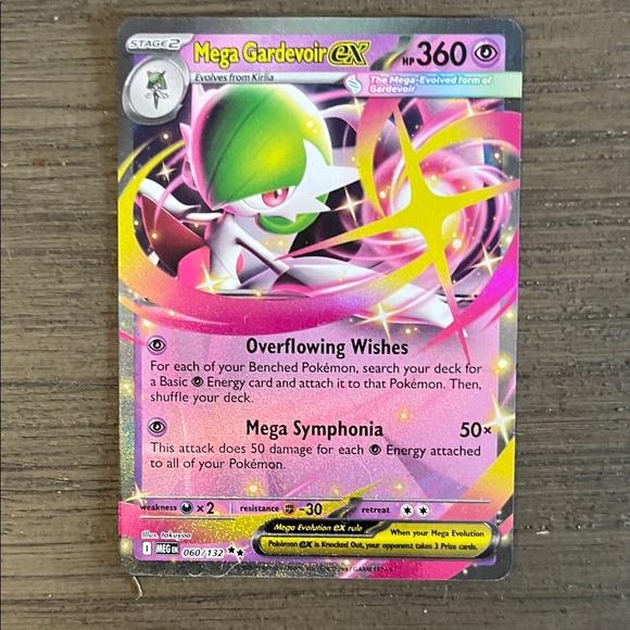 Pokemon | Toys | Pokemon Mega Gardevoir Ex Trading Card Pink And Yellow ...